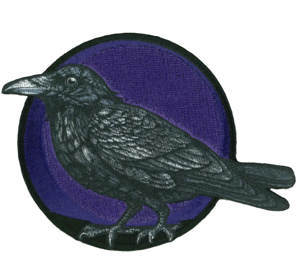 PPQ2113 PATCH RAVEN 4X3 | HighwayLeather