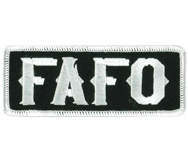 PPW1046 PATCH FAFO 4X2– HighwayLeather