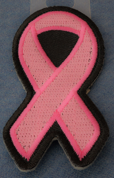 Small Pink Ribbon Breast Cancer-P2345 : 1.25x3 inch | HighwayLeather