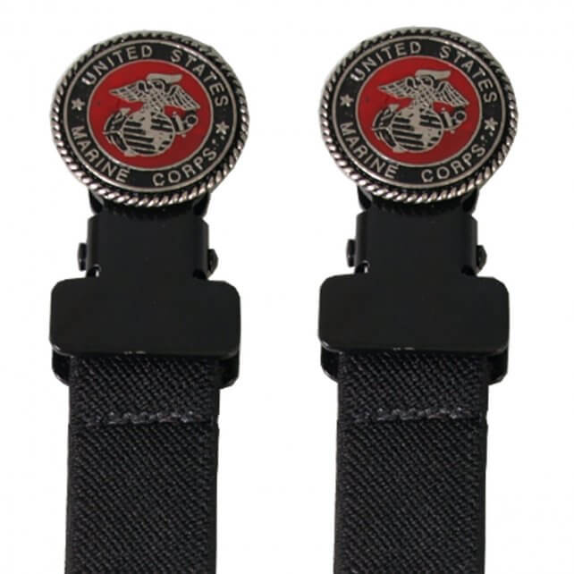 Hot Leathers BUA2023 Marines Motorcycle Riding Pant Clips | HighwayLeather