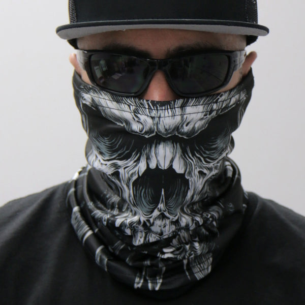 Hot Leathers HWN2001 Shredder Skull Neck Gaiter Mask | HighwayLeather