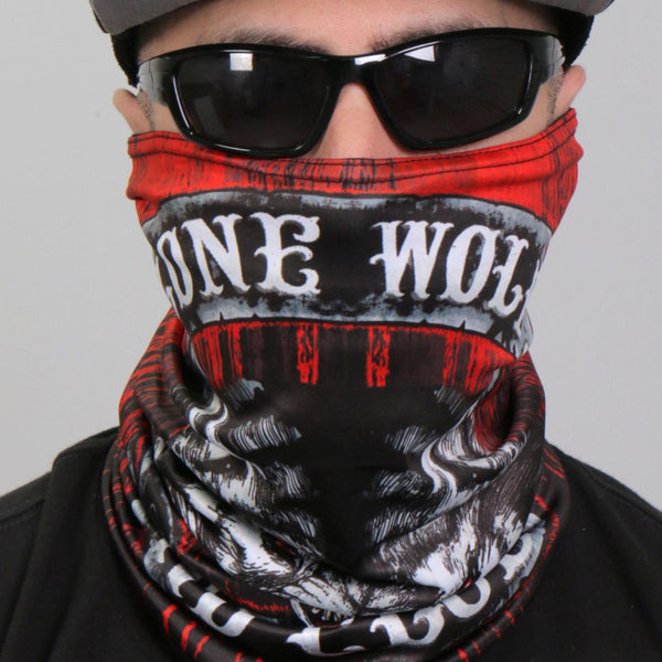 Hot Leathers HWN2024 Lone Wolf Neck Gaiter– HighwayLeather