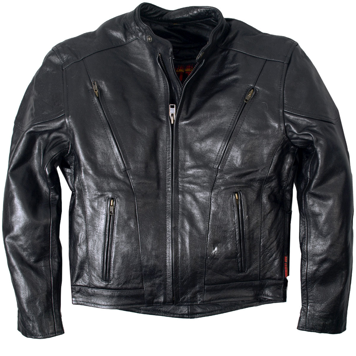 Hot Leathers JKM1010 Men's Vented Leather Jacket– HighwayLeather