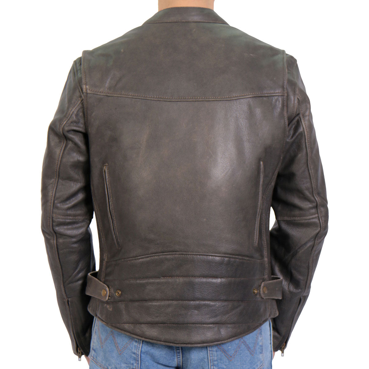 Hot Leathers JKM1029 Men’s Distress Brown ‘Carry and Conceal’ Leather ...