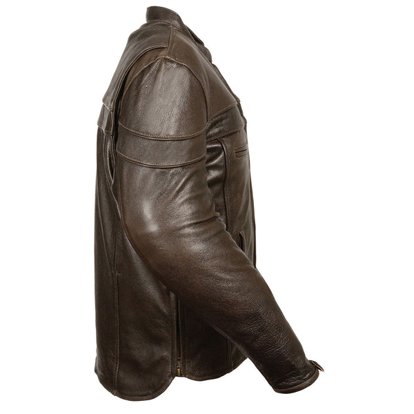 Retro Brown ML1408RT Men's 'Savage' Sporty Crossover Retro Leather ...