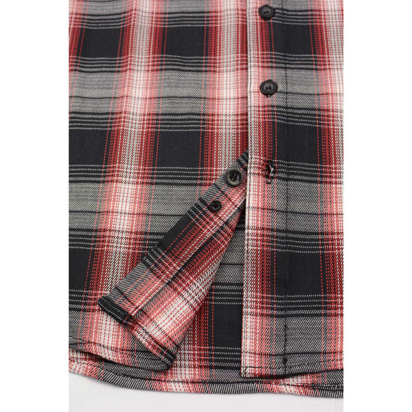 Milwaukee Leather MNG11659 Men's Black and White with Red Long Sleeve ...