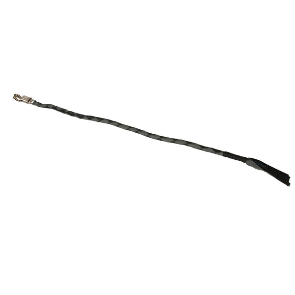 HL7900BLACK Leather Whip - Black Get Back Whip for Handlebar - Biker W ...