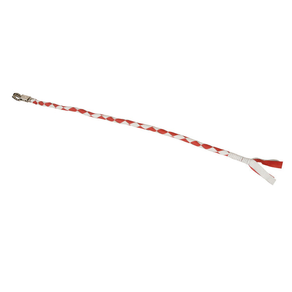 Milwaukee Leather 36'' Genuine Leather Whip - White and Red Get Back ...