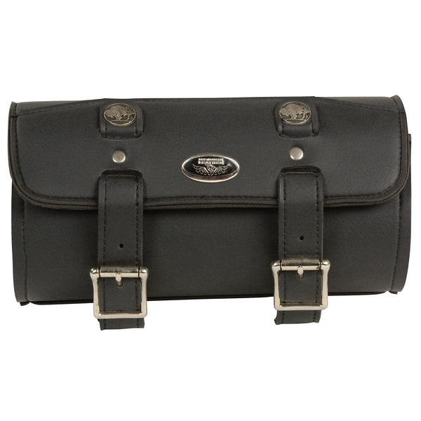 Milwaukee Leather MP8520 Black Small PVC Motorcycle Windshield Tool Bag ...