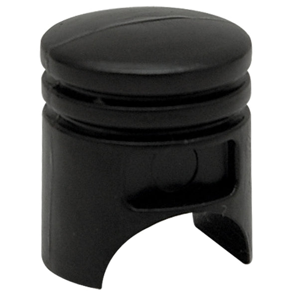 Hot Leathers MPA1209 Black Piston Valve Caps Cover | HighwayLeather