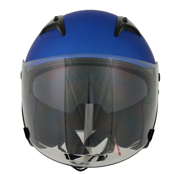Milwaukee Helmets MPH9825DOT 'Shift' Open Face 3/4 Blue Helmet for Men ...