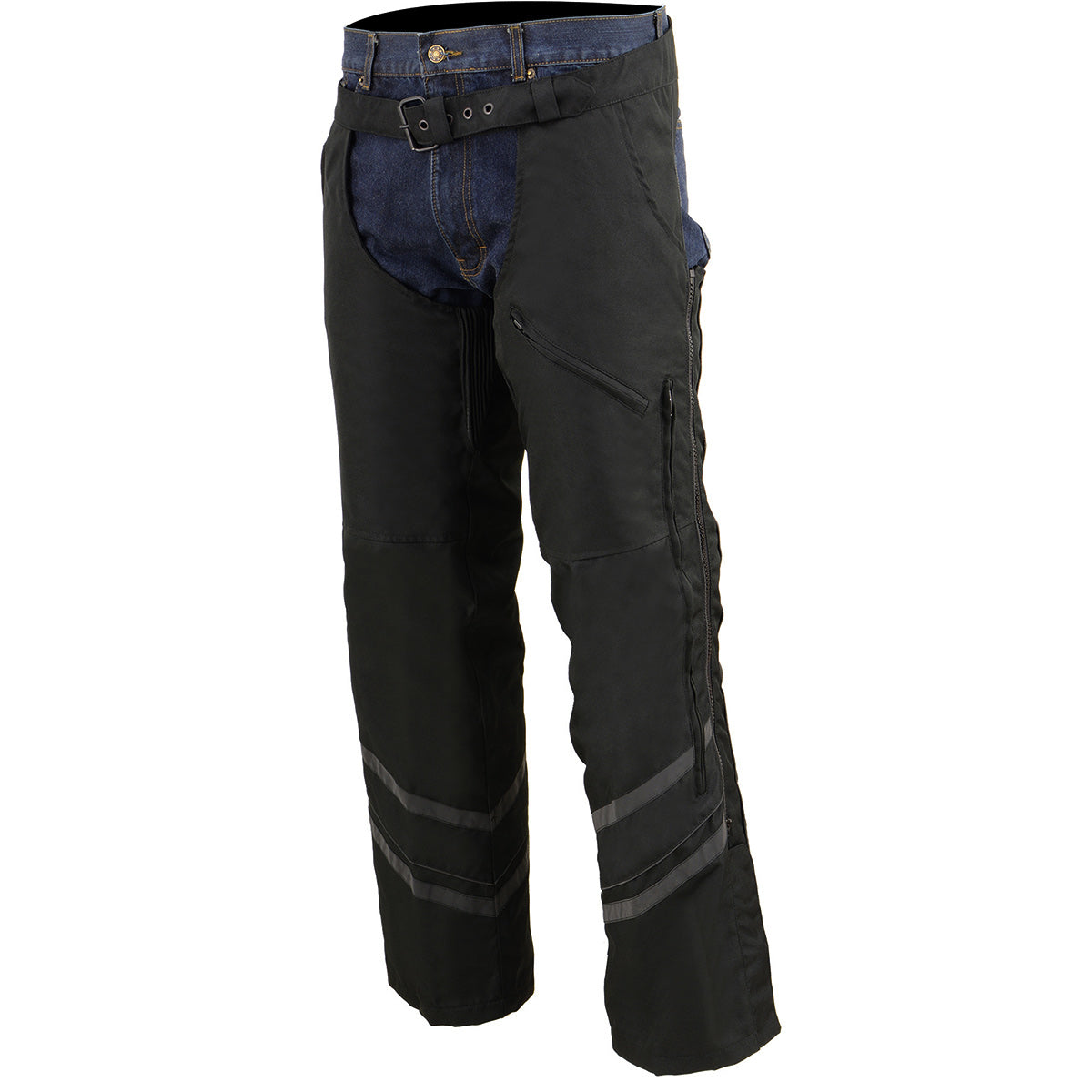 Milwaukee Leather MPM5701 Men's Black ‘Reflective’ Vented Textile ...