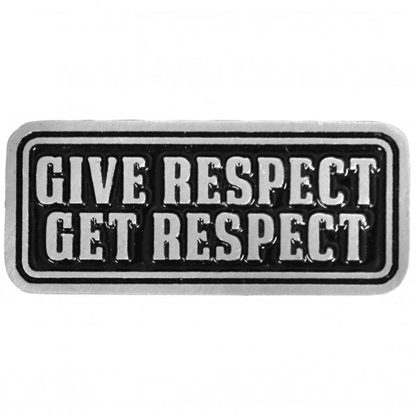 Hot Leathers PNA1278 Give Respect Pin | HighwayLeather