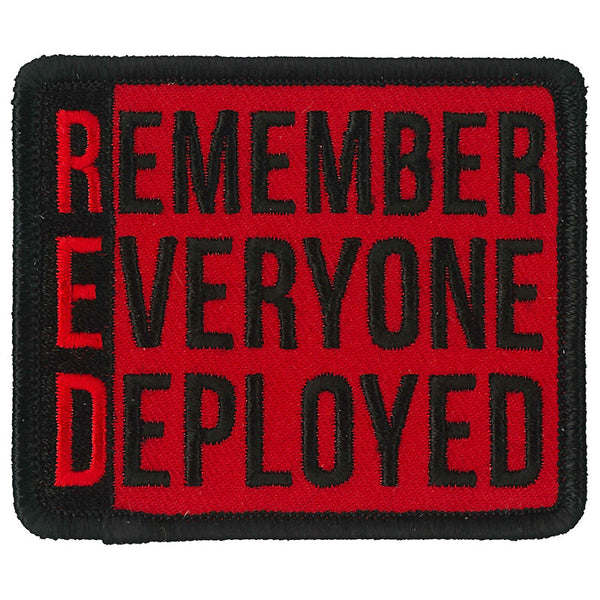 Hot Leathers PPL9863 Remember Deployed 3"x 3" Patch | HighwayLeather
