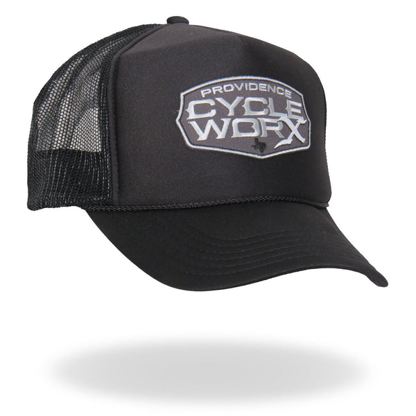 Hot Leathers PWA1006 Official Providence Cycle Worx Gray Patch Snapback ...