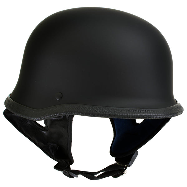 Hot Leathers HLT75 Flat Black 'The Hanz' German Style Advanced ...