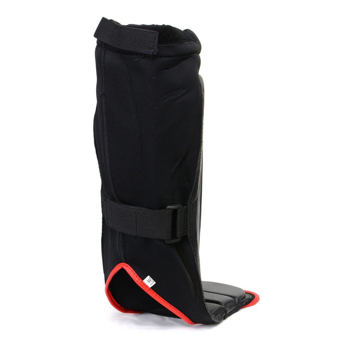 X-Fitness XF1000 Black and Red Hybrid Kickboxing MMA Shin Guards ...
