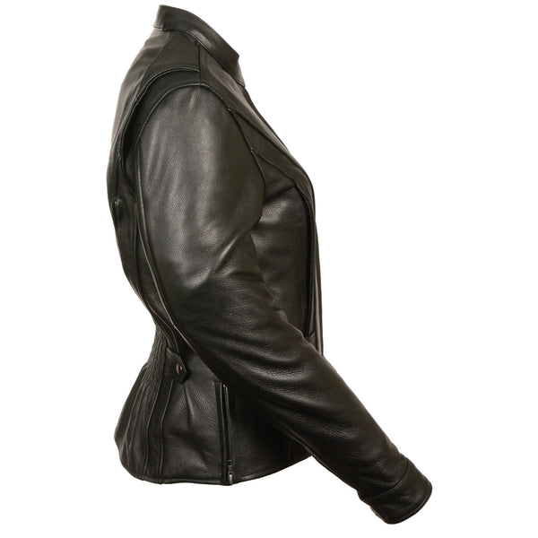 Women's Vented Jacket w/ Back Stretch | HighwayLeather