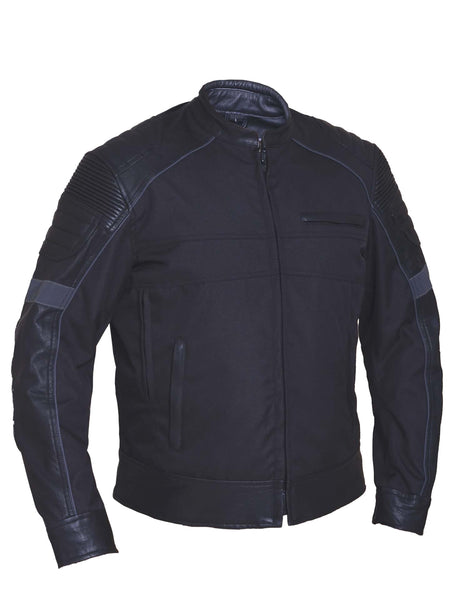 Men's Revolution Gear Leather/Nylon Motorcycle Jacket– HighwayLeather