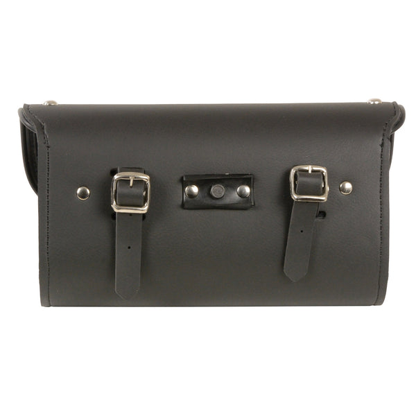 Large PVC Studded Windshield Bag w/ Turn Clasp(10X5X3)– HighwayLeather