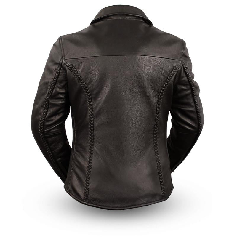 Women's Clean Cruiser Leather Jacket Clean Look | HighwayLeather