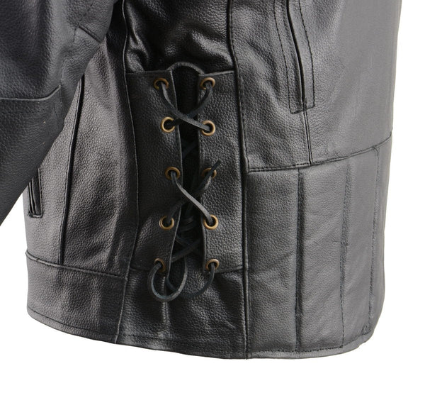 Vented racer leather motorcycle jacket– HighwayLeather